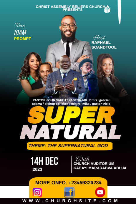 church service Template | PosterMyWall