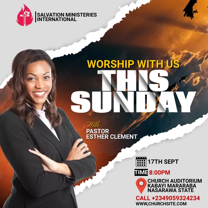 church service Template | PosterMyWall