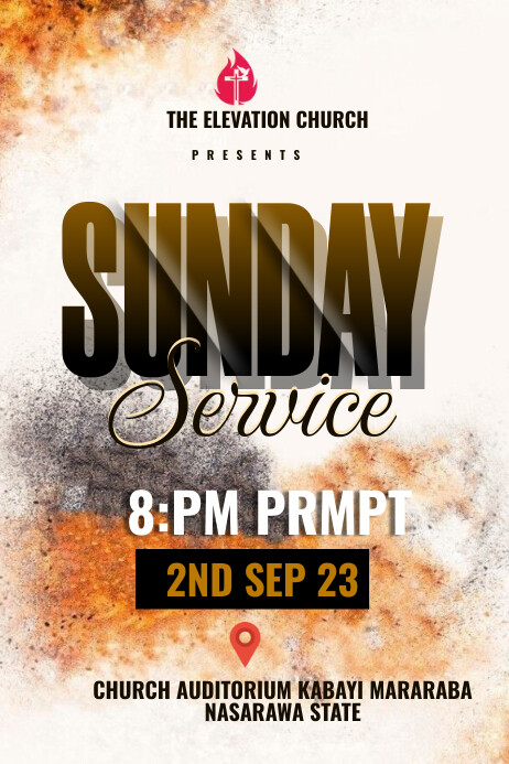 church service Template | PosterMyWall