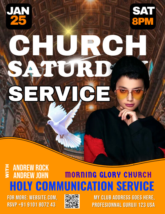 church service Template | PosterMyWall