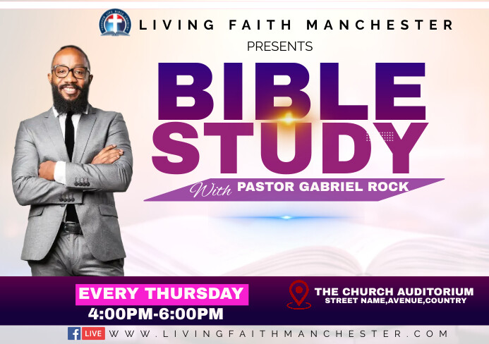 CHURCH SERVICE Template | PosterMyWall