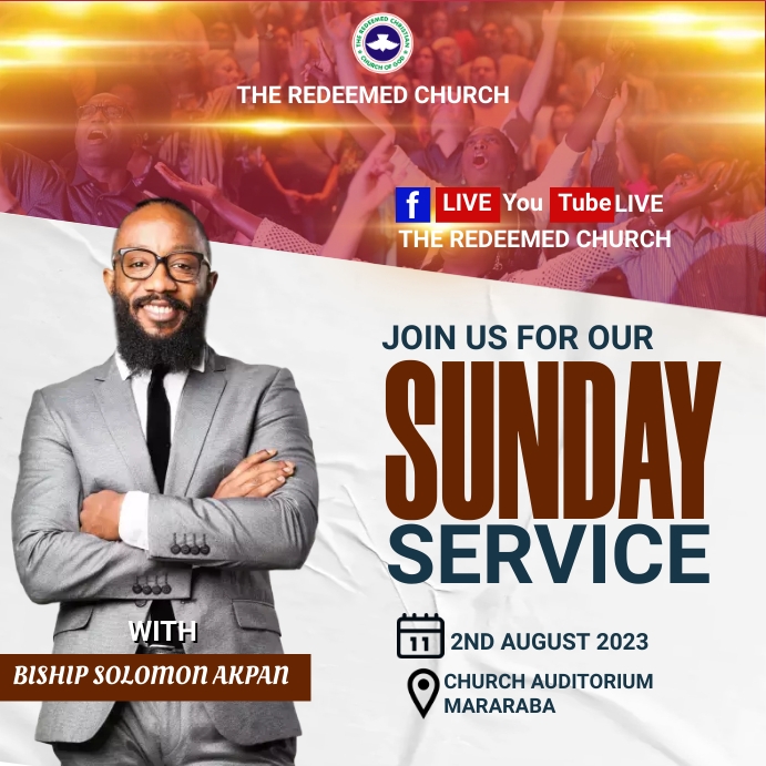 Church service Template | PosterMyWall