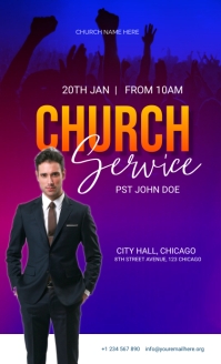 church service Template | PosterMyWall