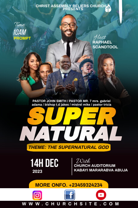 church service Template | PosterMyWall