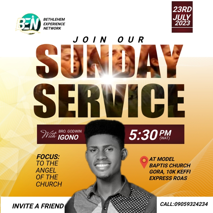 church service Template | PosterMyWall