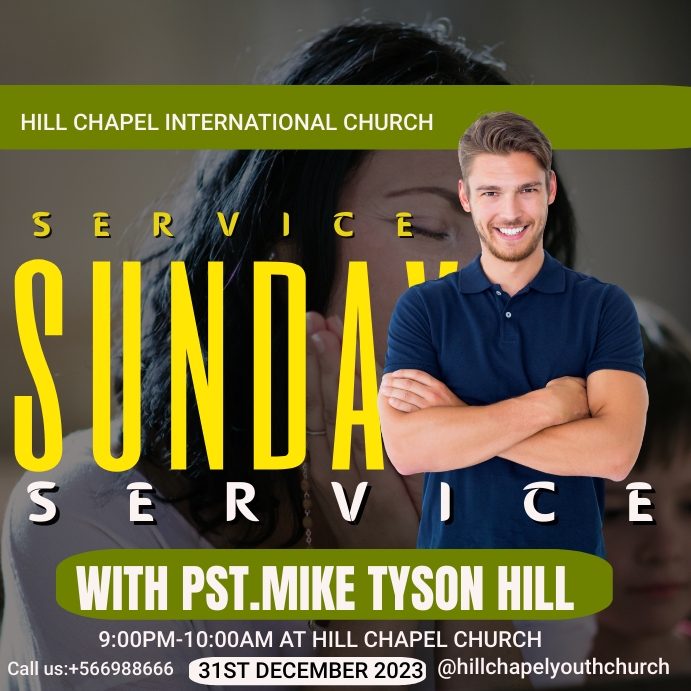 Copy of Church service | PosterMyWall