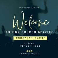 Church Service Template | PosterMyWall