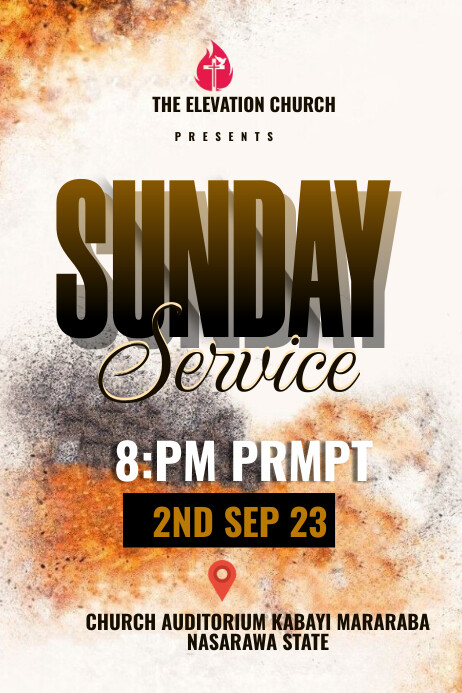 church service Template | PosterMyWall