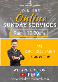 Church Service Template | PosterMyWall