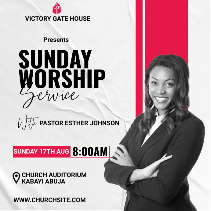 church service Template | PosterMyWall