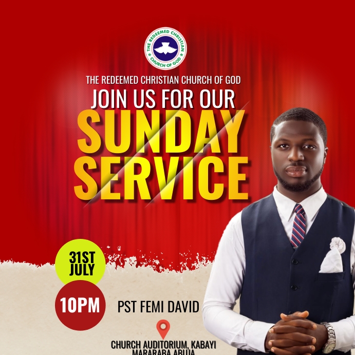 church service Template | PosterMyWall