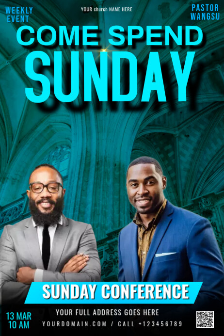 church service Template | PosterMyWall