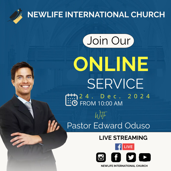 church service design template design | PosterMyWall