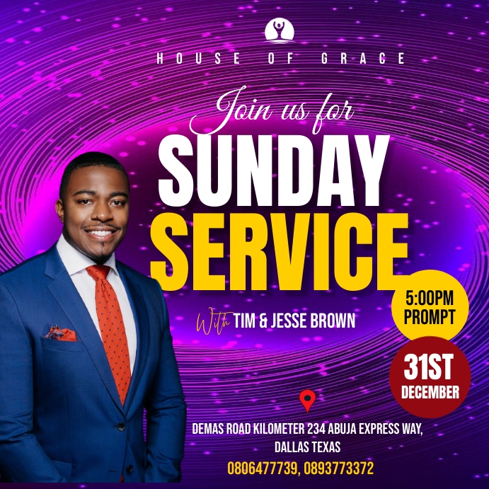 church service Template | PosterMyWall