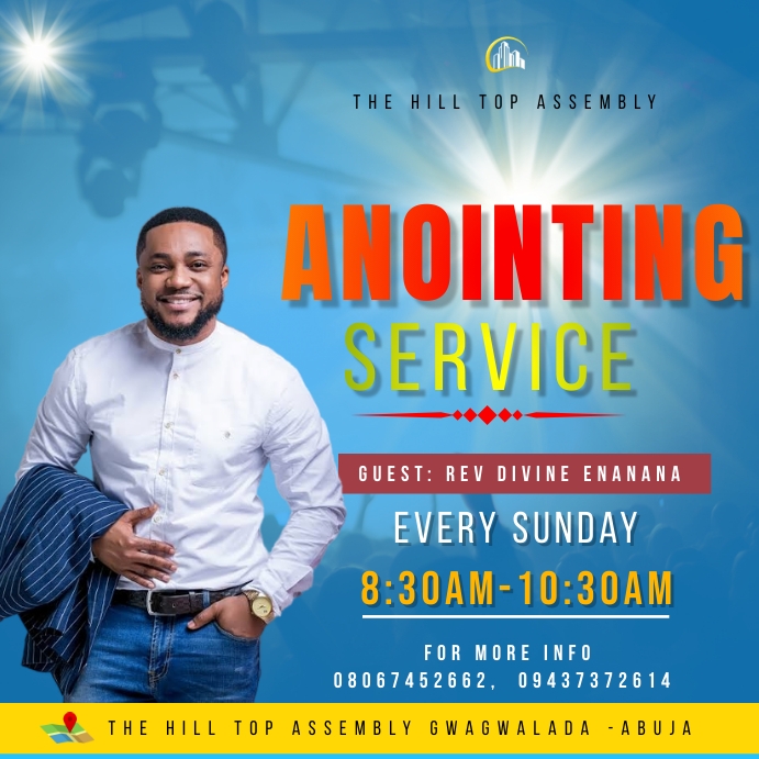 Church service Template | PosterMyWall