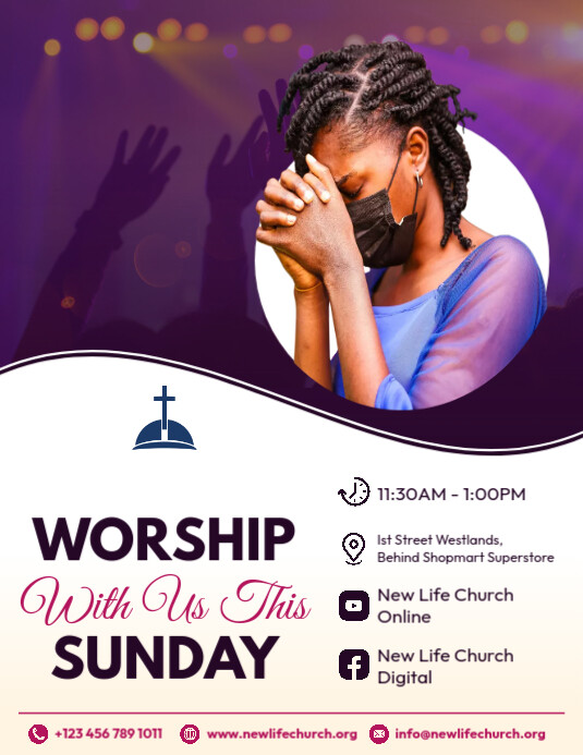 Copy of Church Service event | PosterMyWall