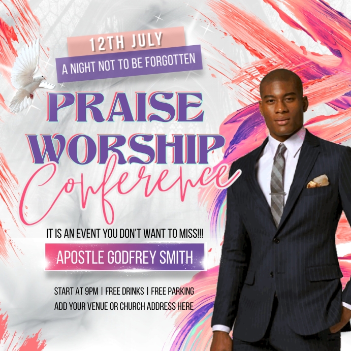 Church Service Event Template | PosterMyWall