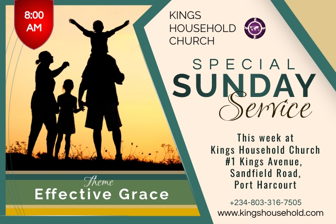 Church Service flyer Template | PosterMyWall