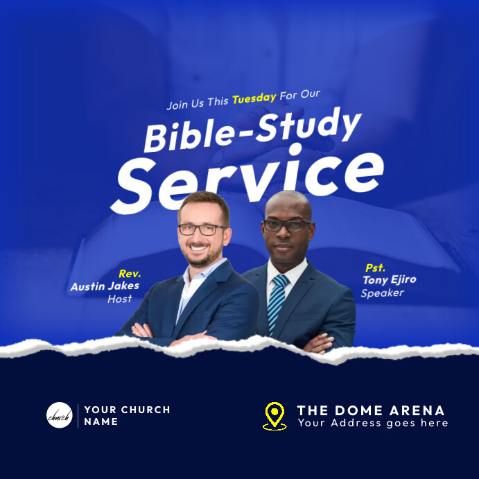 Church service flyer Template | PosterMyWall