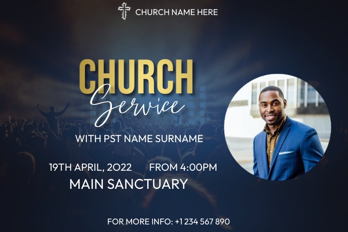 church service flyer Template | PosterMyWall