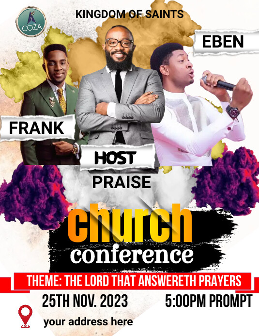 Church service flyer Template | PosterMyWall