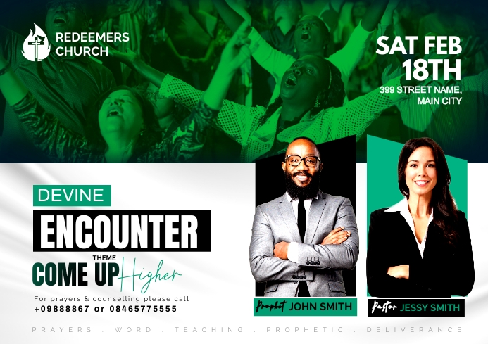 church service flyer Template | PosterMyWall