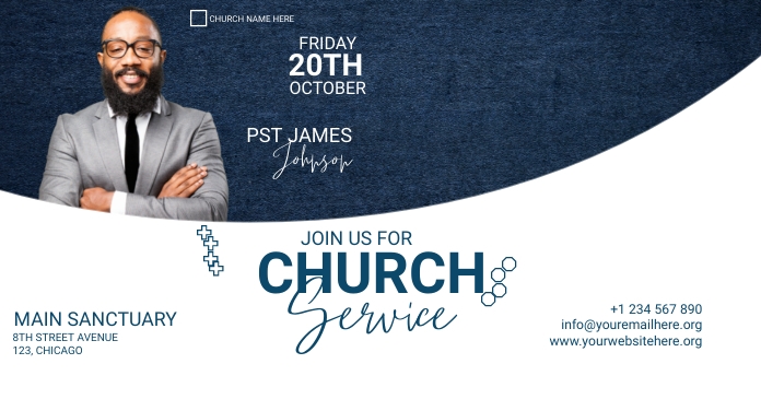 church service flyer Template | PosterMyWall