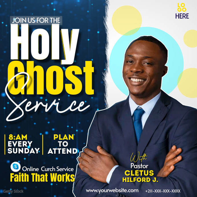 Church Service Flyer Template | PosterMyWall