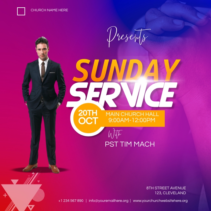 church service flyer Template | PosterMyWall