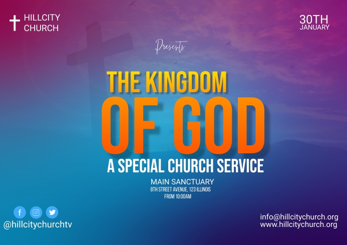 church service flyer Template | PosterMyWall
