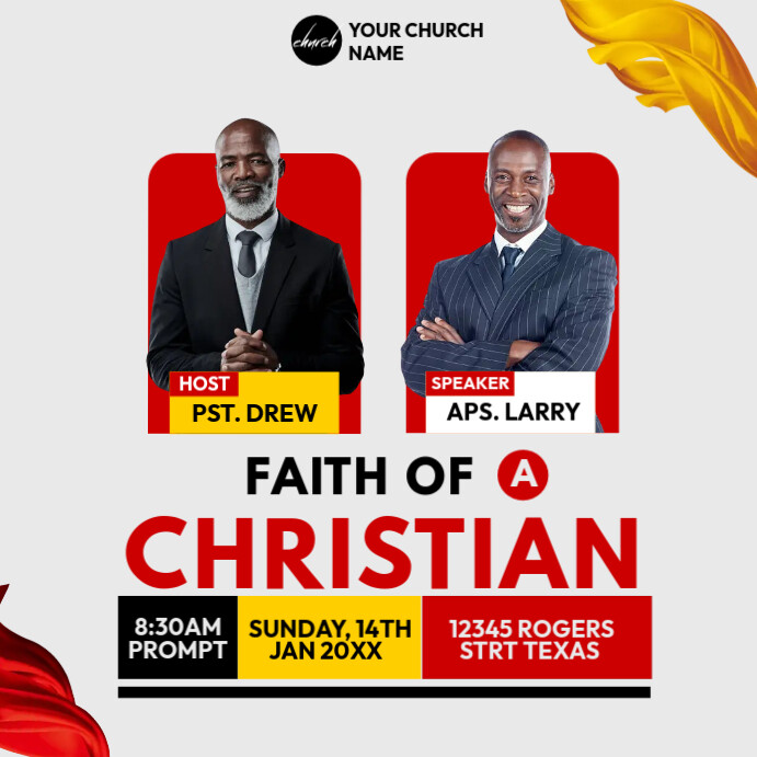 church service flyer Template | PosterMyWall