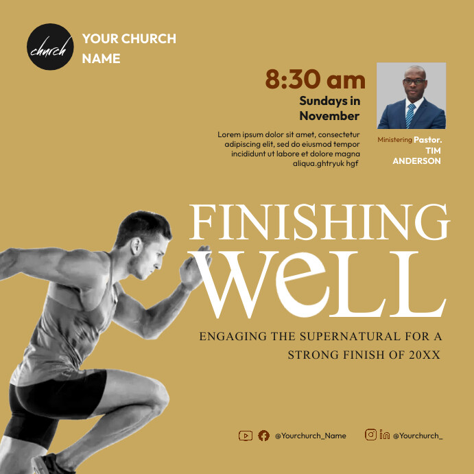 Church service flyer Templat | PosterMyWall