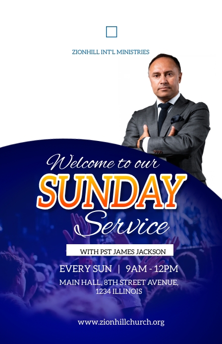 church service flyer Template | PosterMyWall