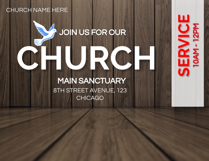 church service flyer Template | PosterMyWall