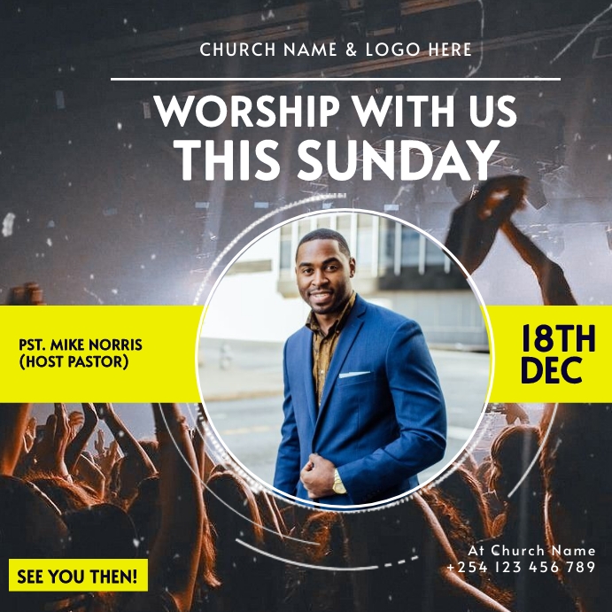 Church service flyer templates | PosterMyWall