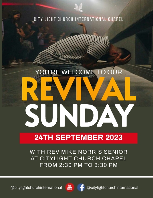 Copy of church service flyer templates | PosterMyWall