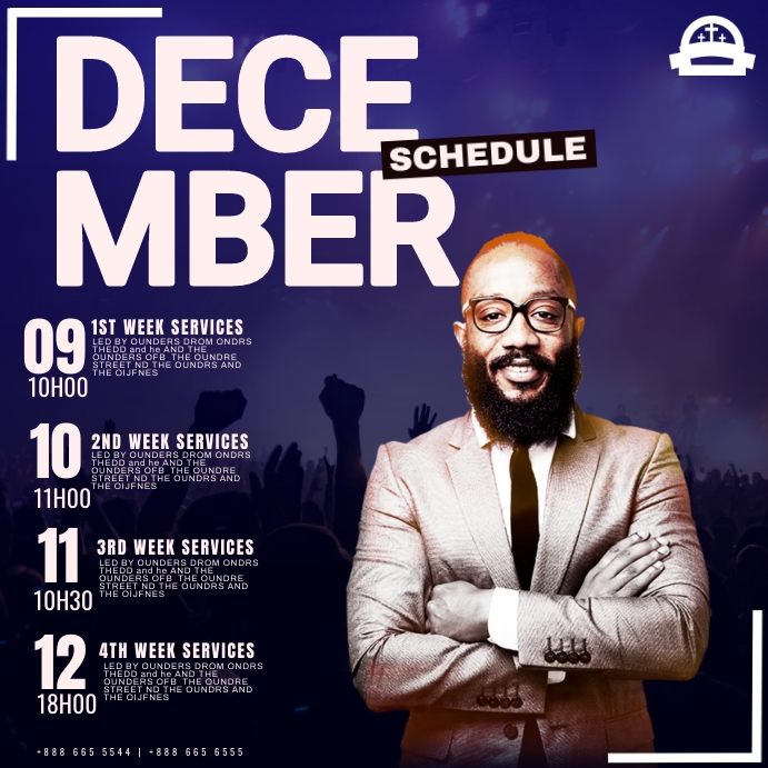 Church Service Invitation Flyer Template | PosterMyWall