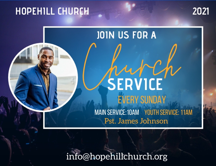 church service invitation flyer Template | PosterMyWall