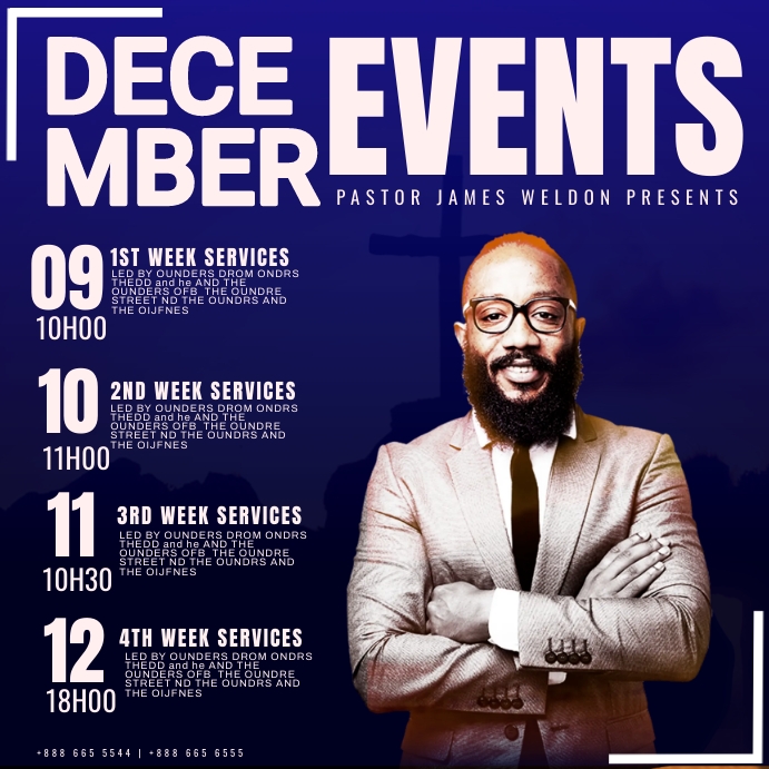 Copy of Church Service Invitation Flyer | PosterMyWall