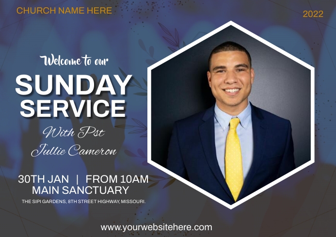 church service invitation flyer Template | PosterMyWall