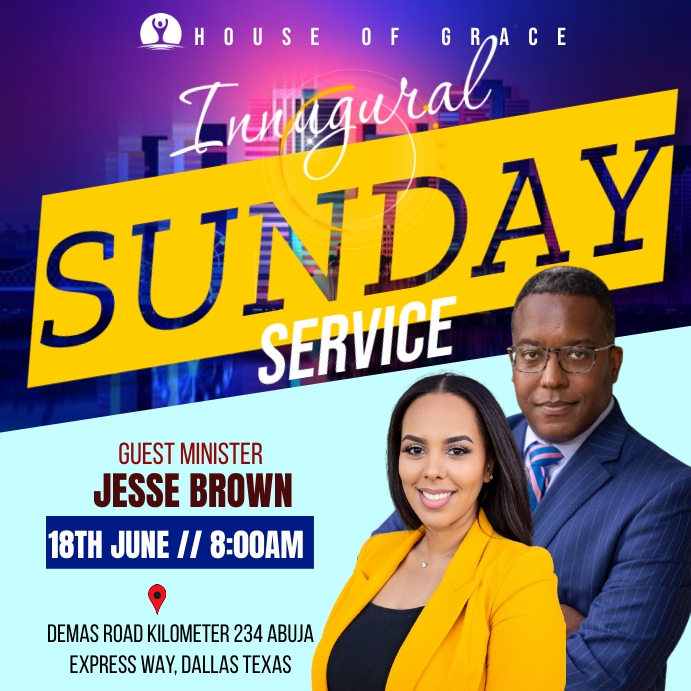 church service invite Template | PosterMyWall