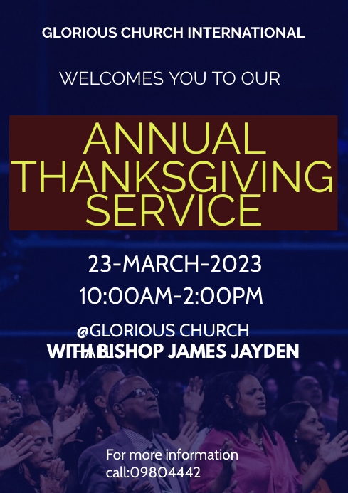 church service poster Template | PosterMyWall