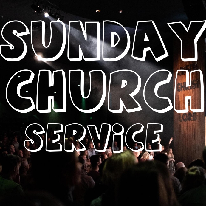 CHURCH SERVICE POSTER Template | PosterMyWall