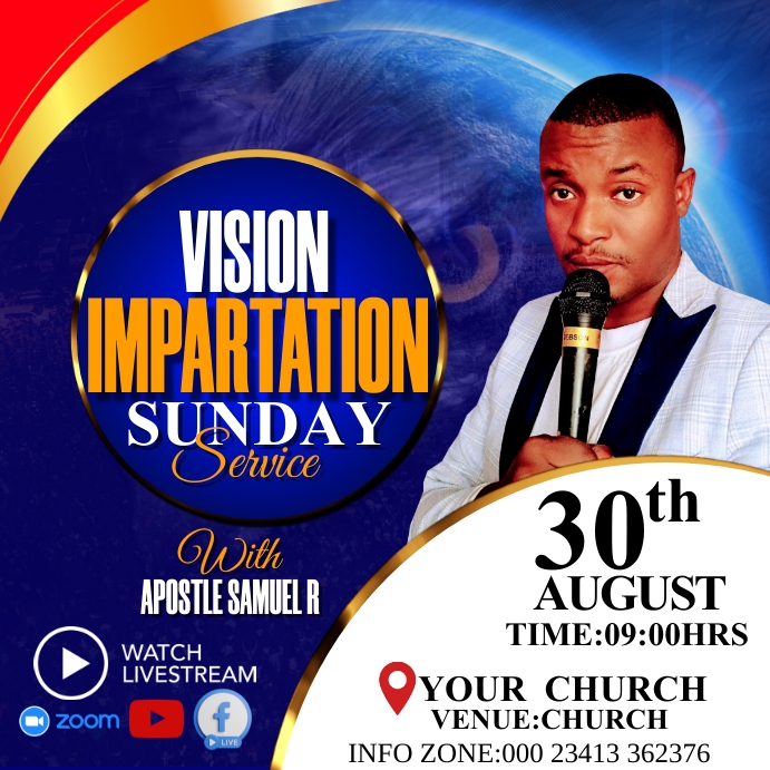 Church Service Poster Template | PosterMyWall