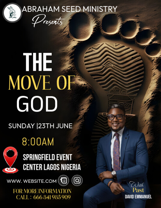 Church Service Program Flyer Flyer (us Letter) Template | PosterMyWall