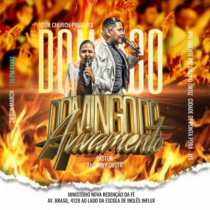 Church service Revavel Template | PosterMyWall