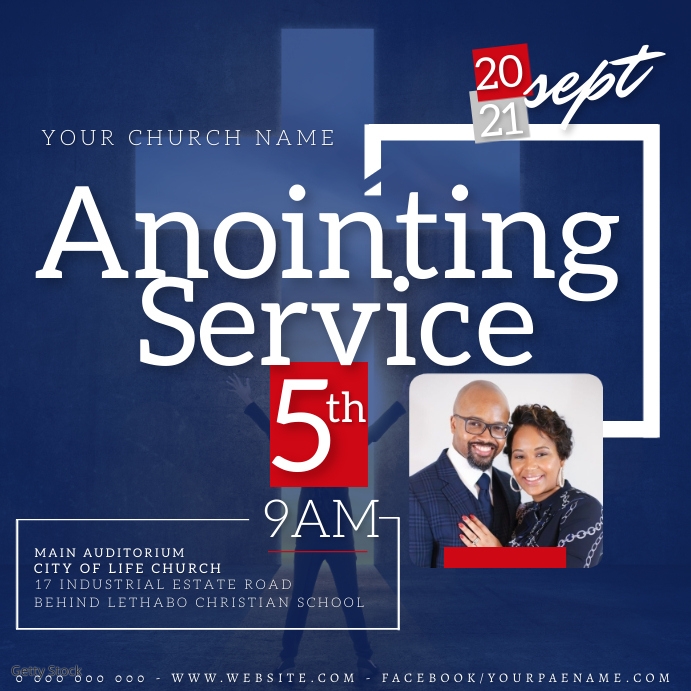 Copy of Church service sermon Event Flyer Template | PosterMyWall