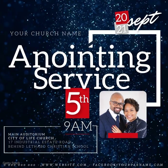 Copy of Church service sermon Event videoTemplate | PosterMyWall