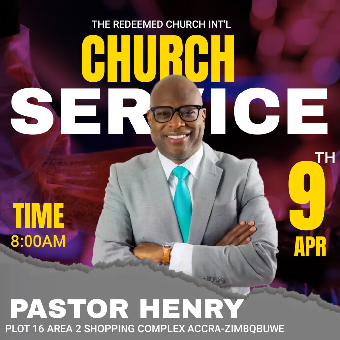 church service/sunday service/event night Template | PosterMyWall