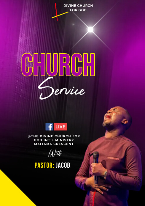 church service template | PosterMyWall